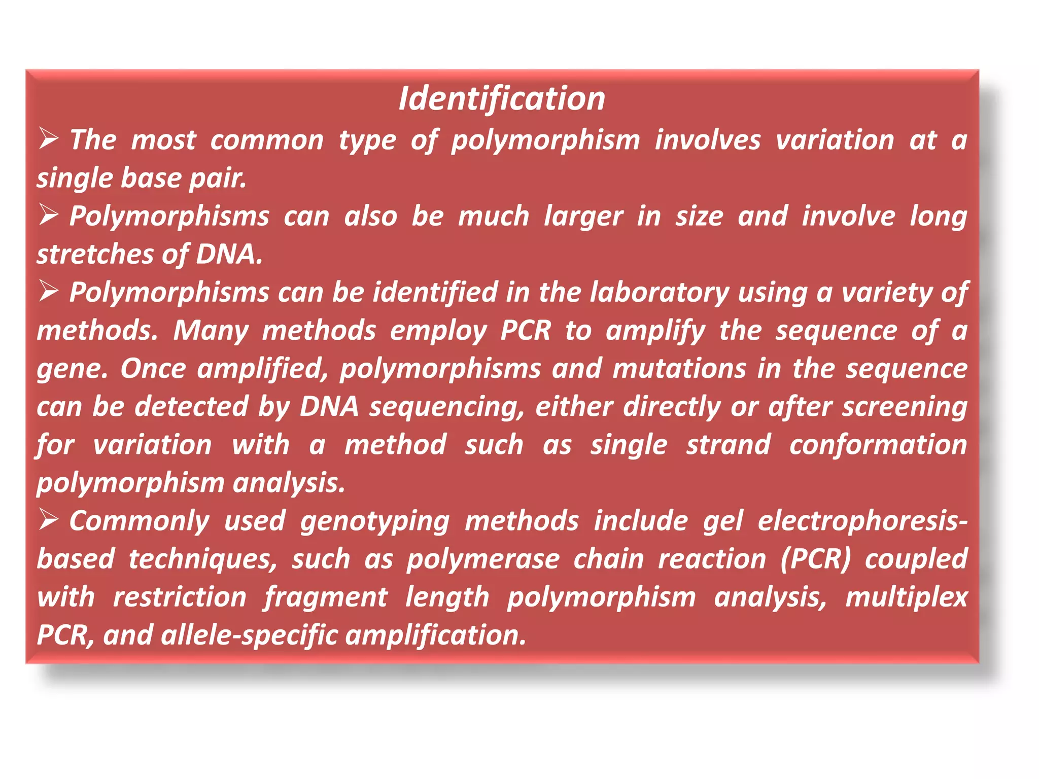 Genetic polymorphism | PPTX