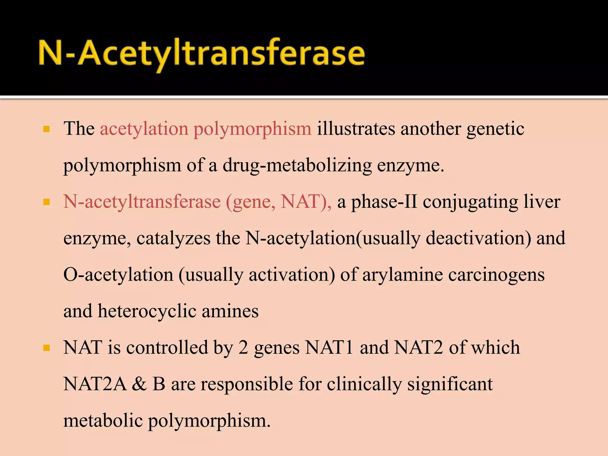 Genetic polymorphism in drug metabolism | PPTX