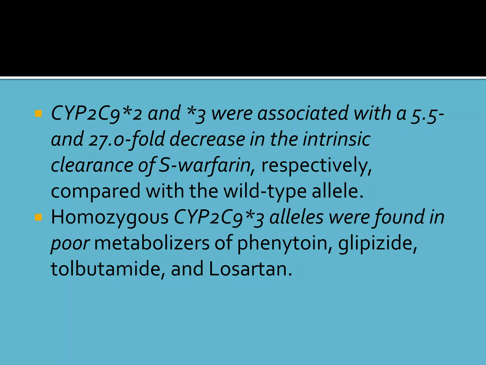 Genetic polymorphism in drug metabolism | PPTX Genetic polymorphism in drug metabolism | PPTX