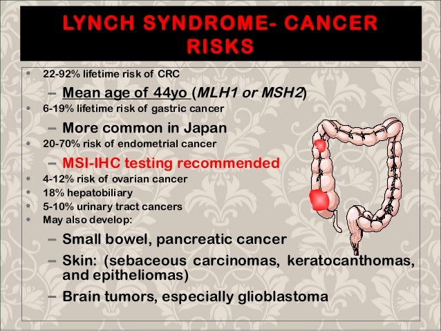 Genetic predipositio to cancer