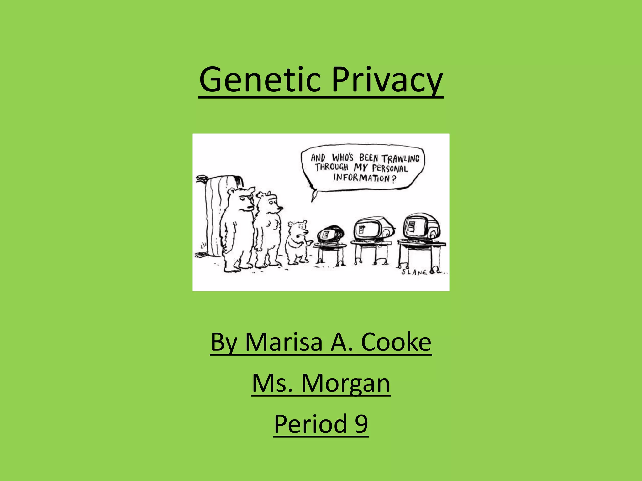 Genetic Privacy Part 1 | PPTX