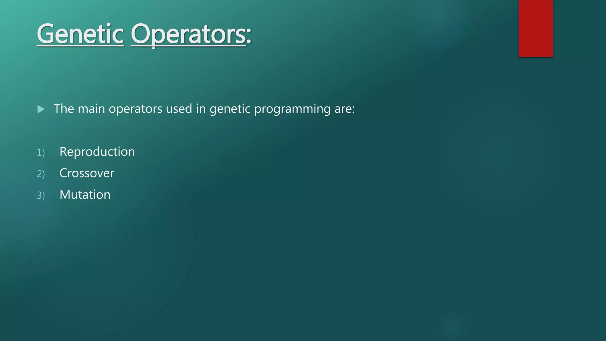 Genetic programming | PPTX