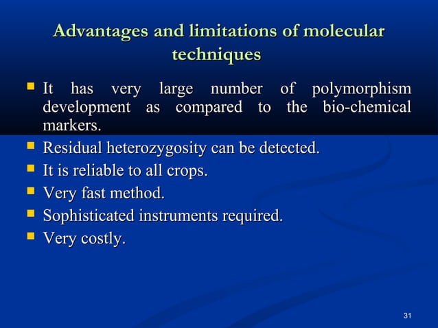 Genetic purity testing | PPT | Genetics | Science