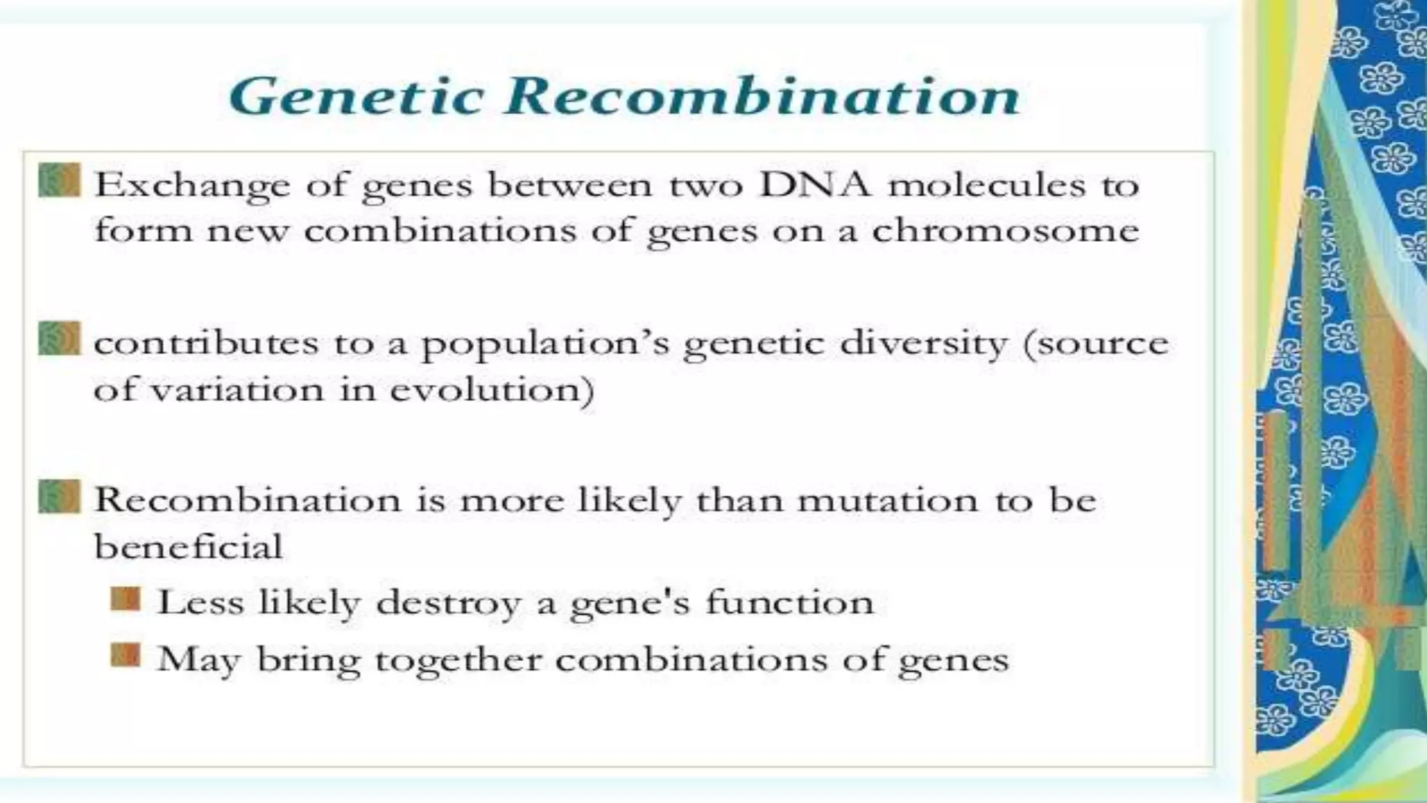 Genetic recombination in bacteria | PPTX