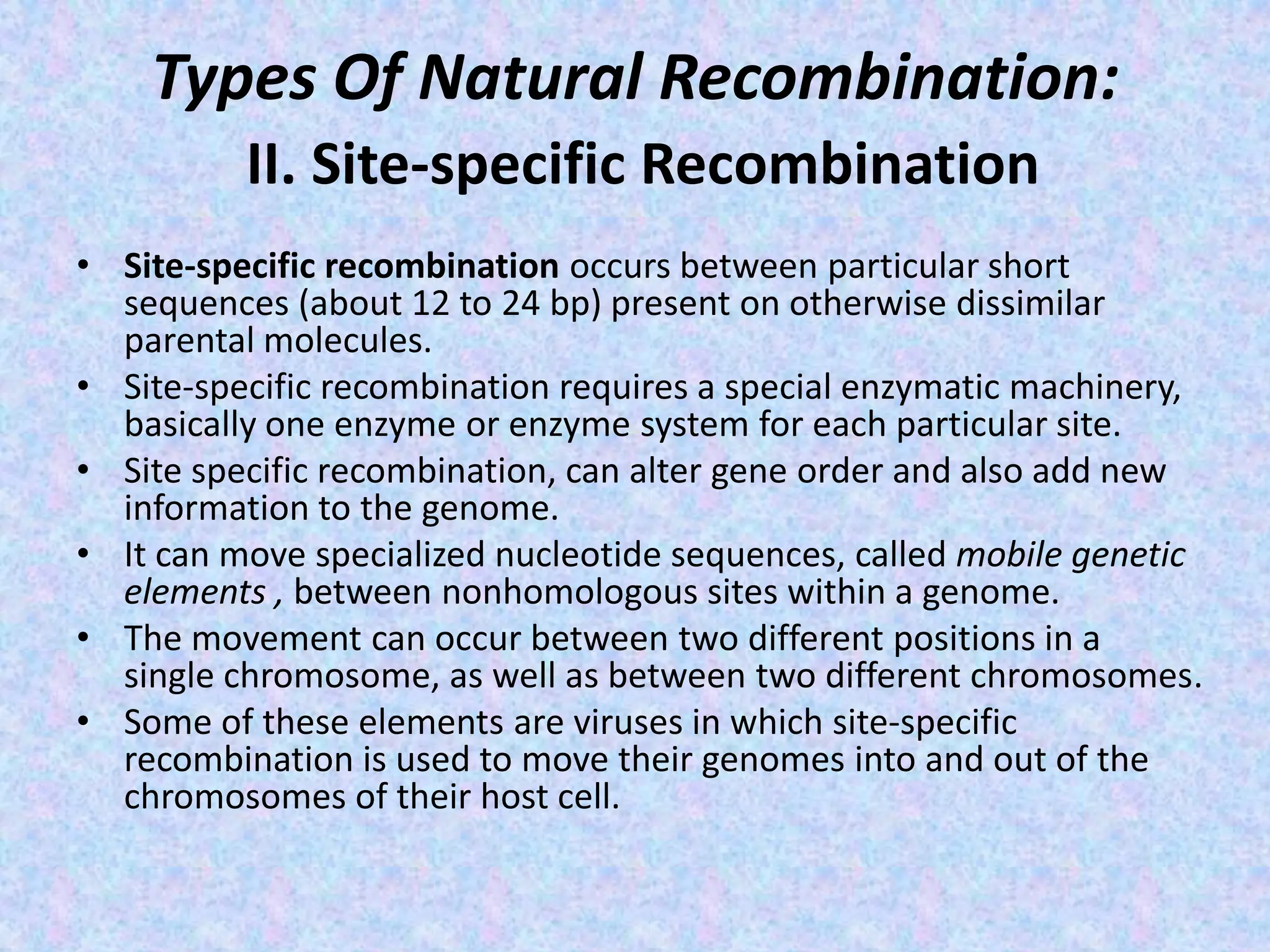 Genetic recombination in phages | PDF