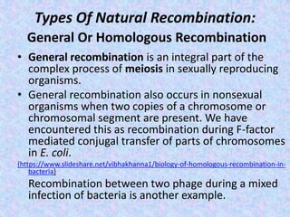 Genetic recombination in phages | PDF