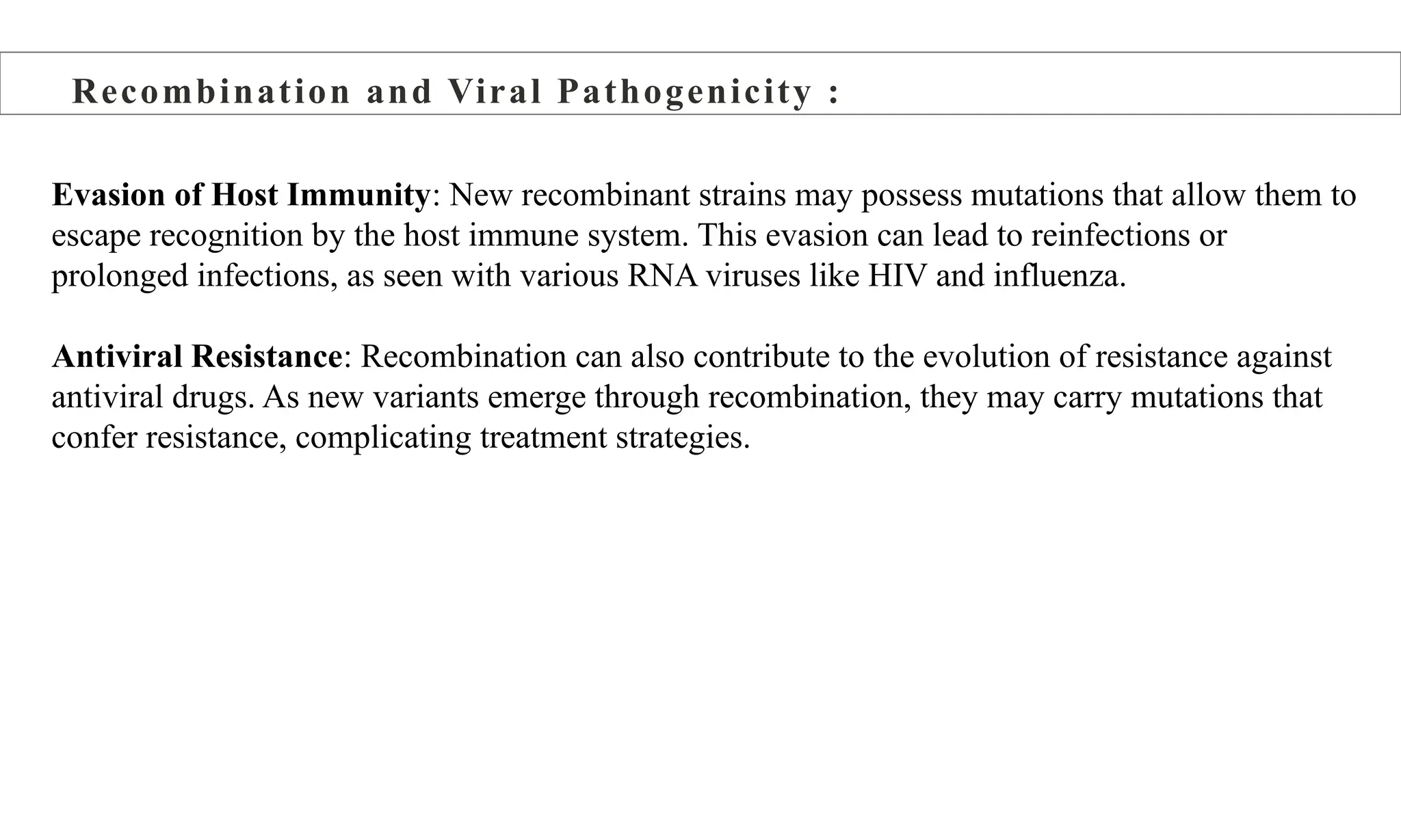 Genetic Recombination in Viruses: Mechanisms and Implications | PPTX
