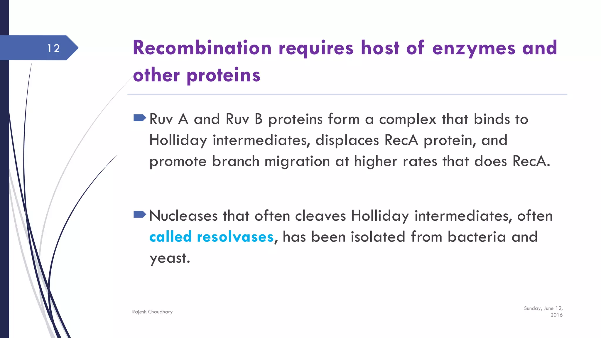 Genetic recombination mechanism | PDF