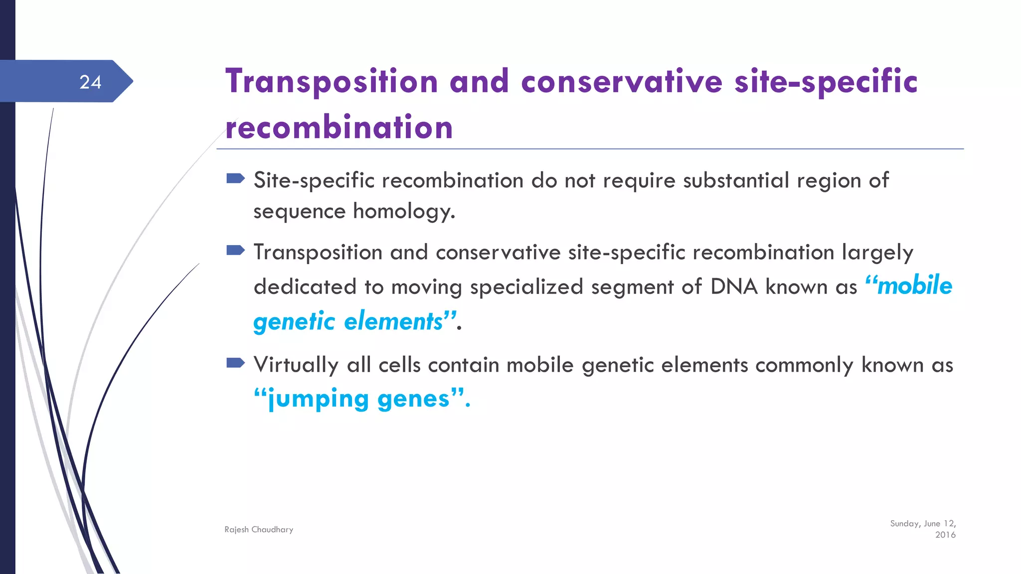 Genetic recombination mechanism | PDF