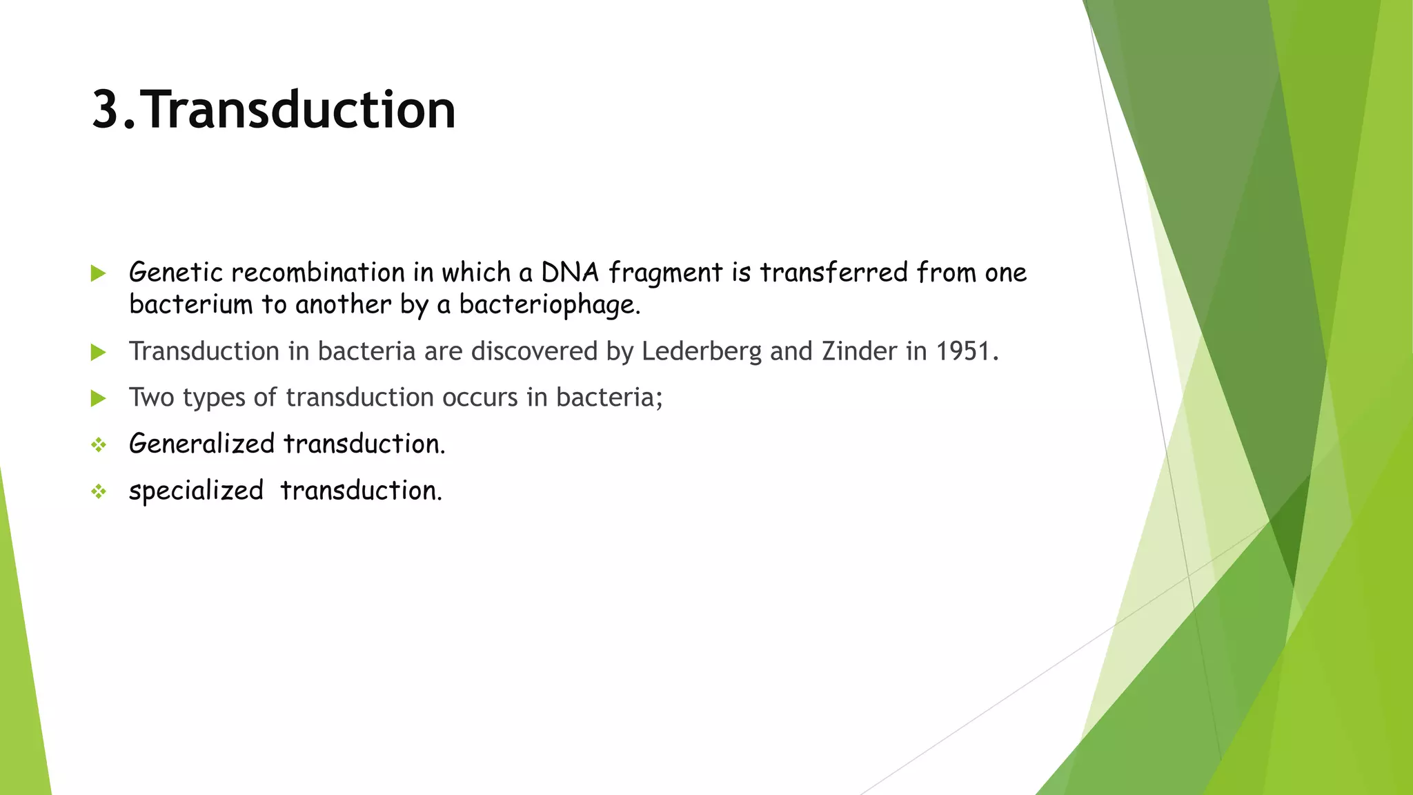 Genetic Recombinition in Bacteria | PPTX