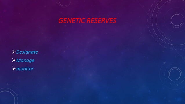 Genetic resources.pptx presentation for bs | PPT