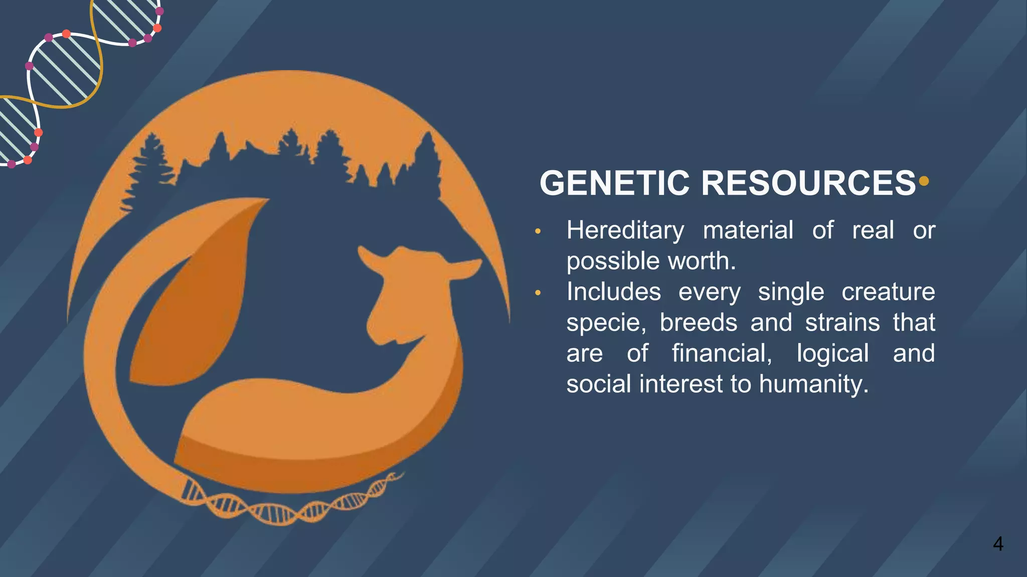 Genetic resources and conservation.pptx | Genetics | Science