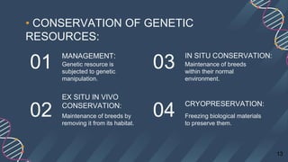 Genetic resources and conservation.pptx