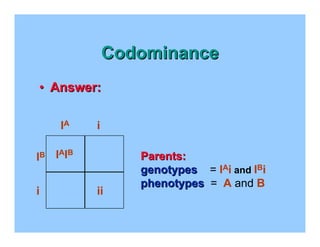 Genotype And Phenotype Punnett Square