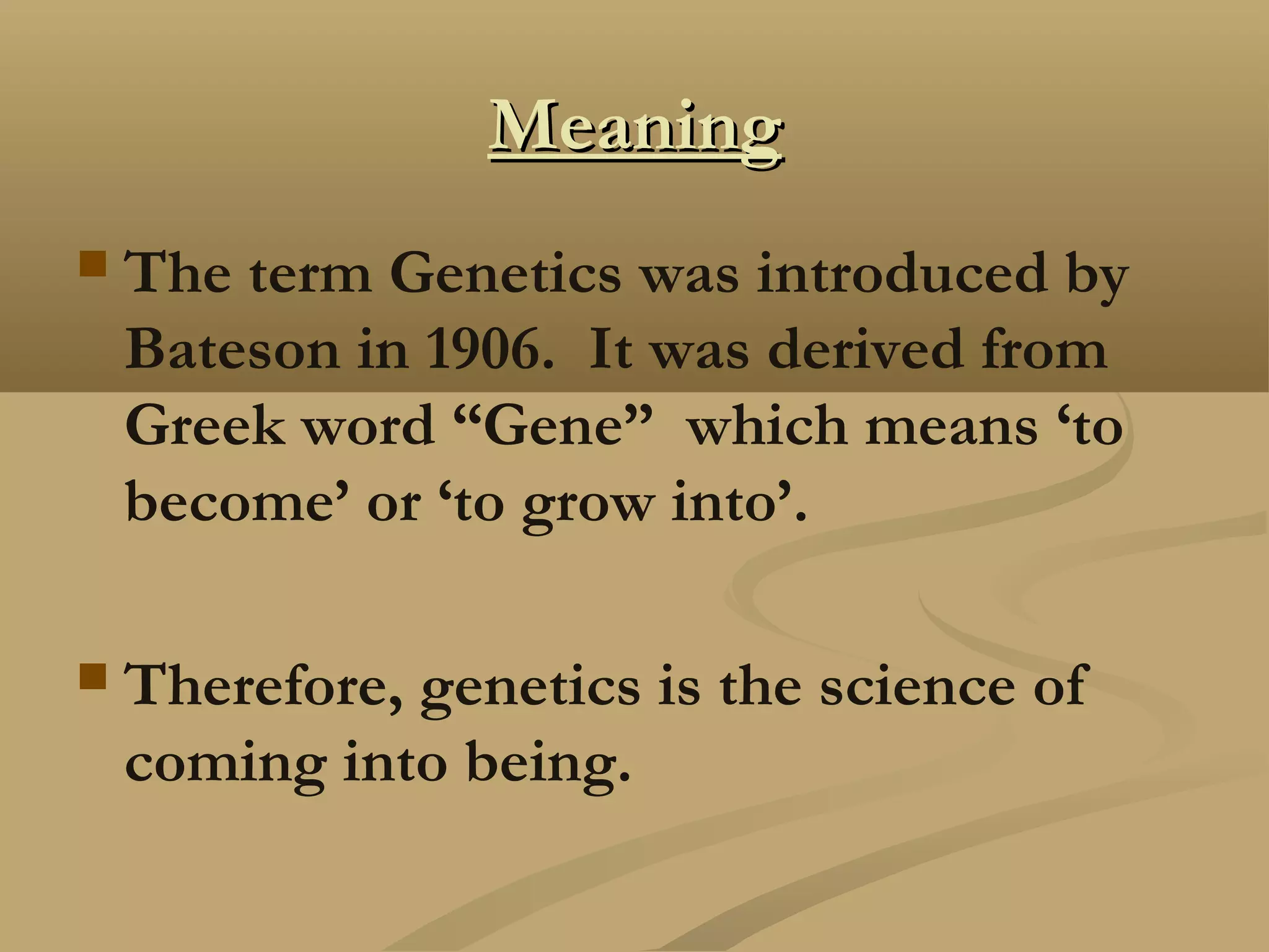 Genetics | PPT