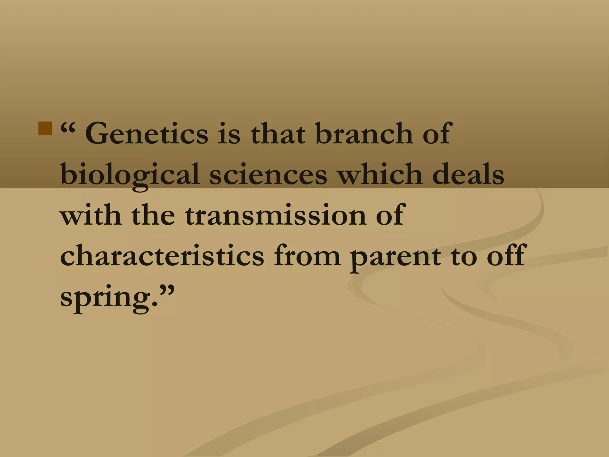 Genetics | PPT