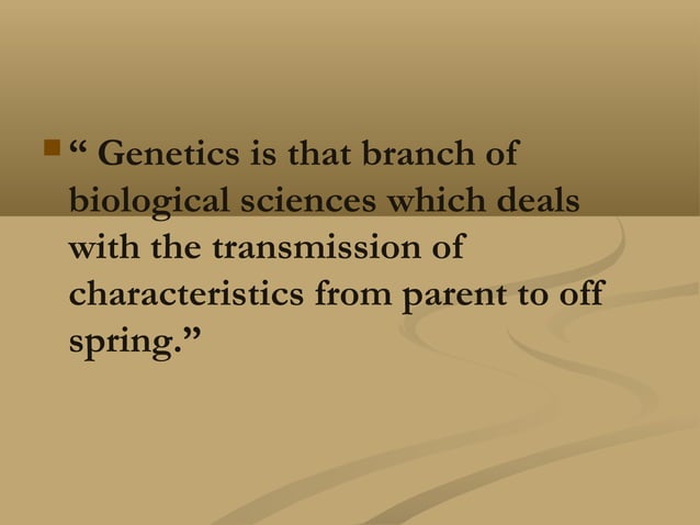 Genetics | PPT