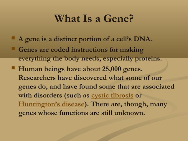 Genetics | PPT