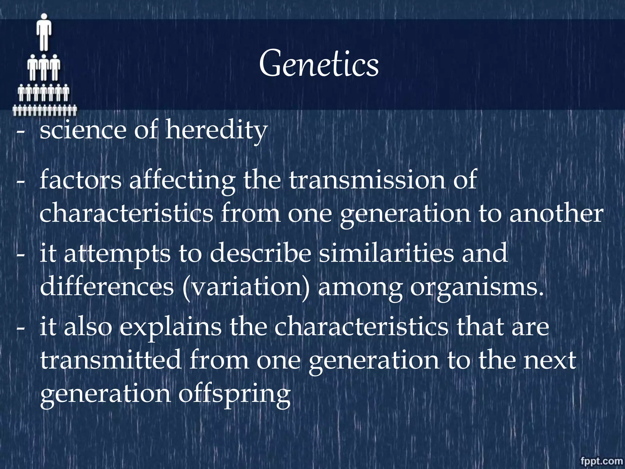 Genetics | PPTX