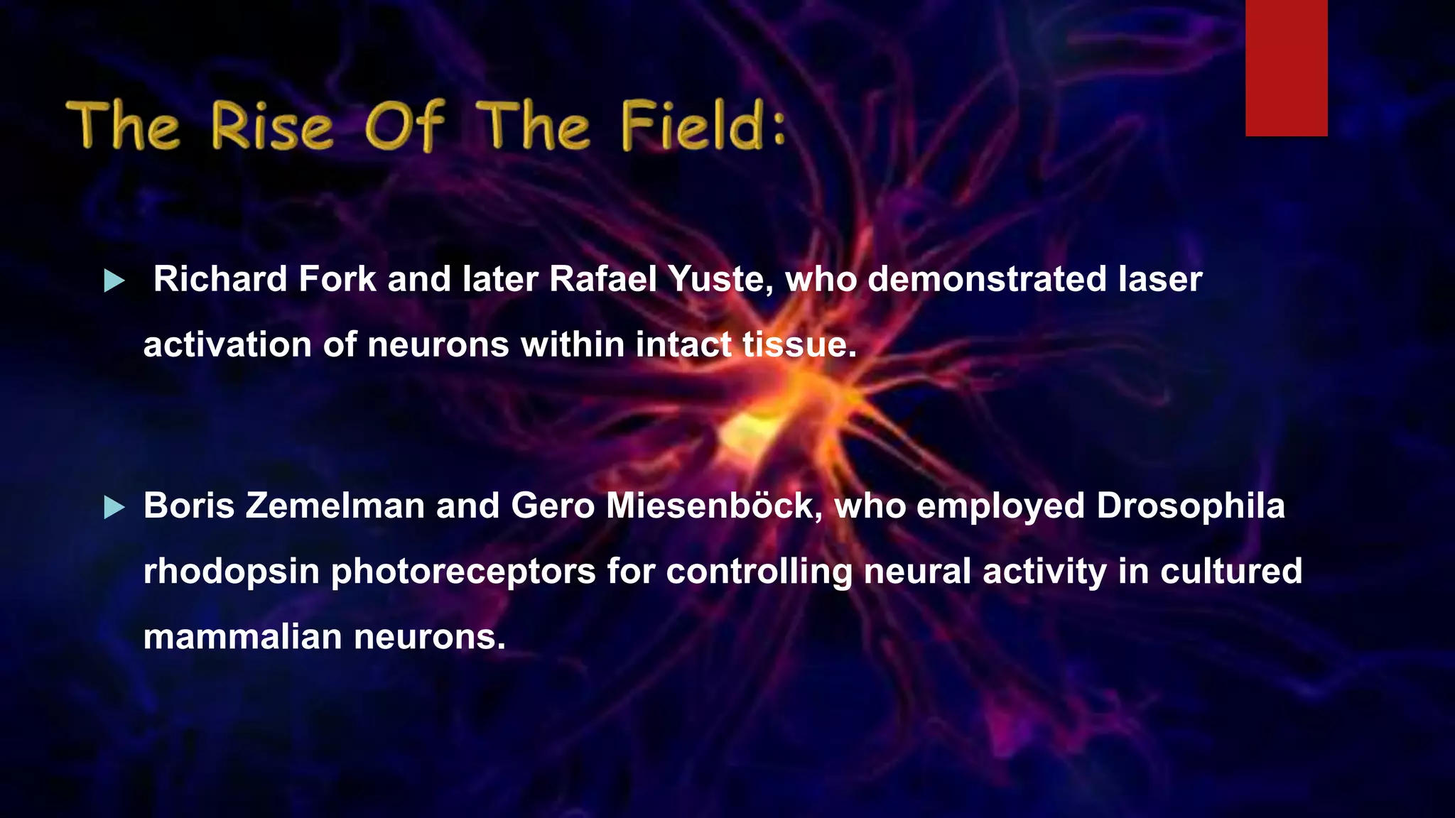 optogenetics | PPTX