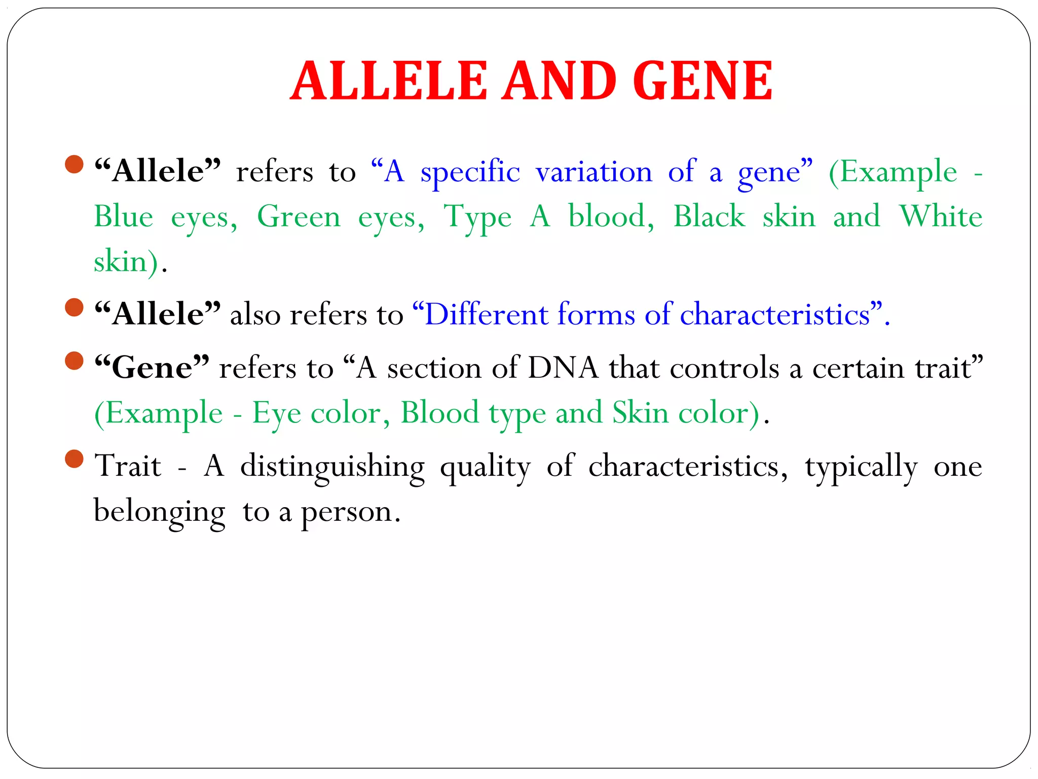 Genetics | PPT