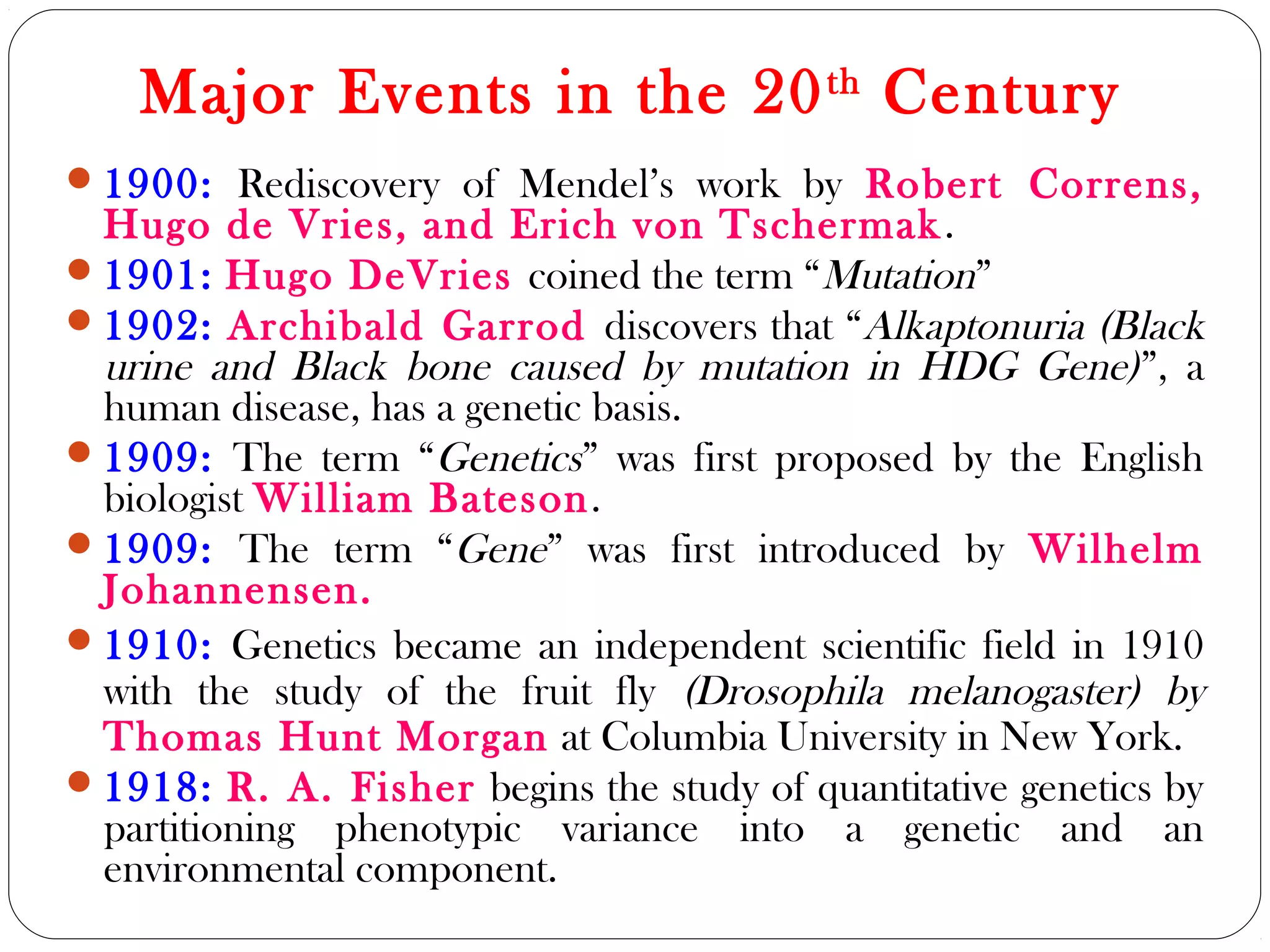 Genetics | PPT