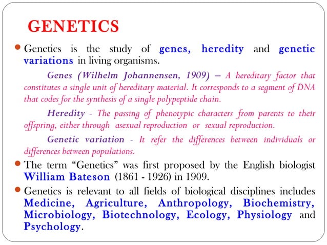 Genetics | PPT