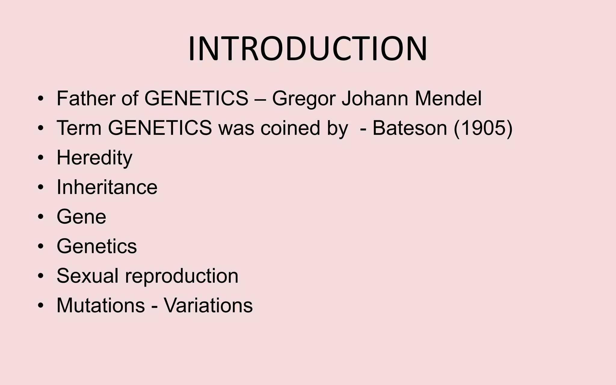 Genetics | PPT