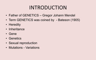 Genetics | PPTX
