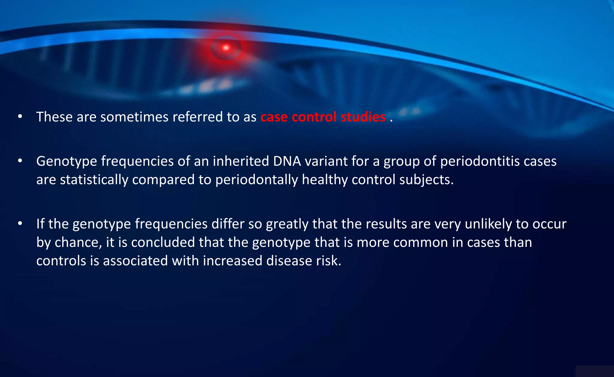 Role of genetics in periodontal diseases | PPTX