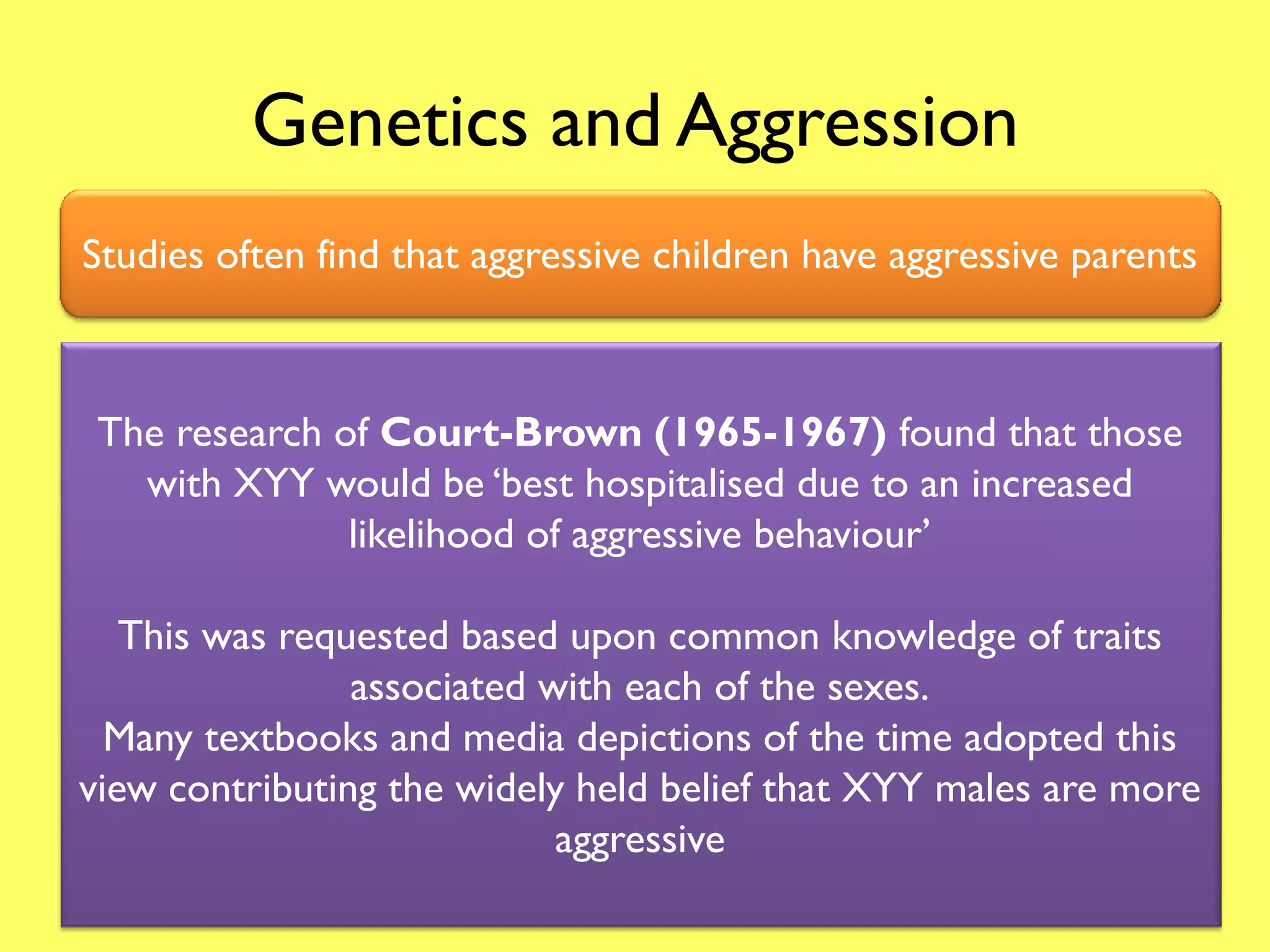 Genetics aggression | PDF | Genetics | Science