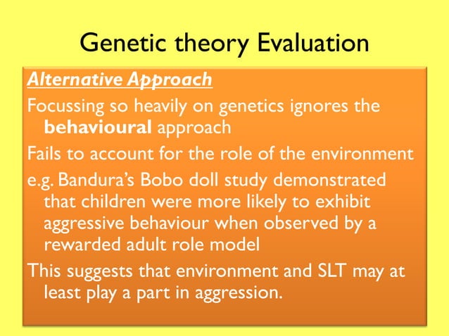 Genetics aggression | PDF | Genetics | Science