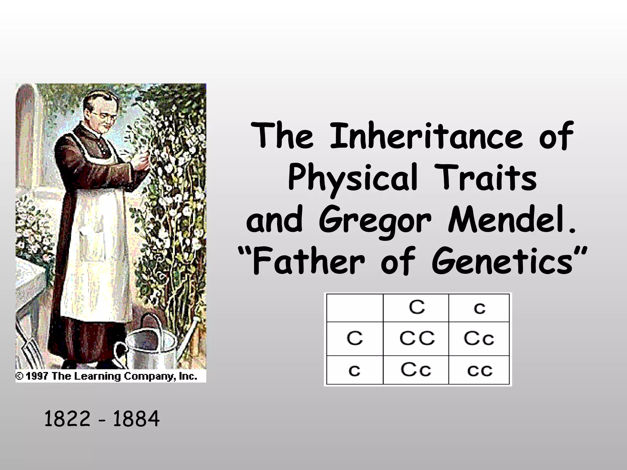 Genetics And Mendel | PPT