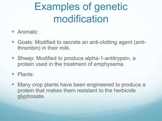 Genetics biotechnology-and-genetic-engineering- | PPT