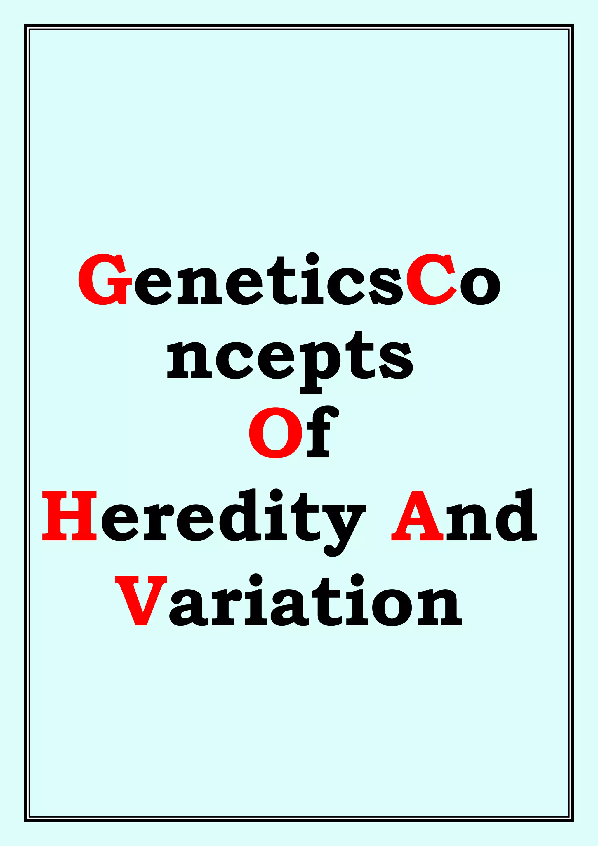 Genetics- Chapter 5 - Principles of inheritance and variation.docx