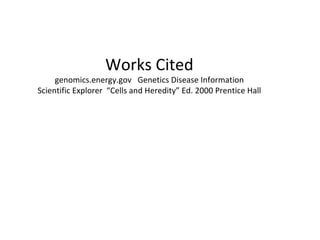 Genetics research-template | PPT