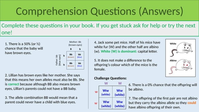 Genetics-Year-9-Key-Stage-3-Troilor.pptx | Reproductive Health ...