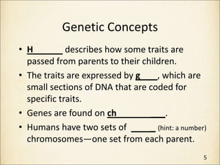 Genetics 1.ppt lesson in geneics ysing rensen | PPT