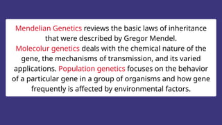 Genetics and Genes Science Presentation.pptx