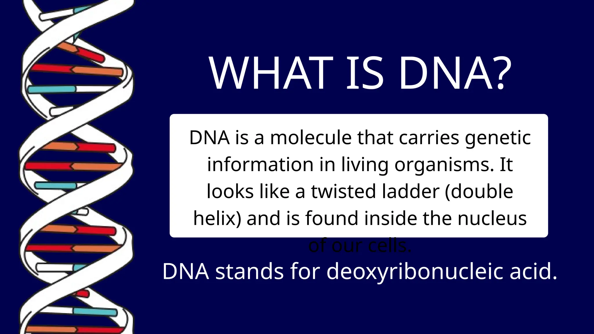 Genetics and Genes Science Presentation in Blue Orange Flat Graphic ...