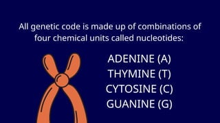 Genetics and Genes Science Presentation in Blue Orange Flat Graphic ...