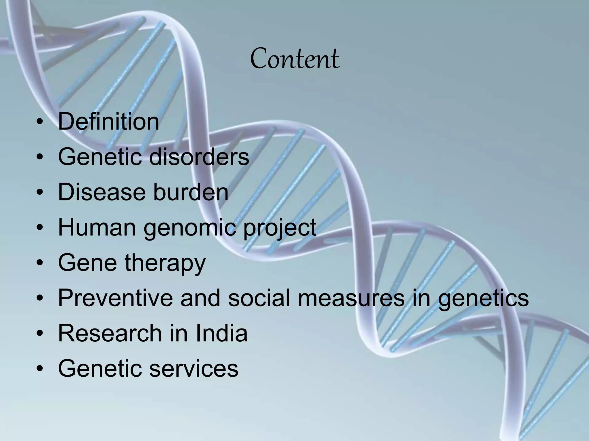 Genetics and health | PPTX