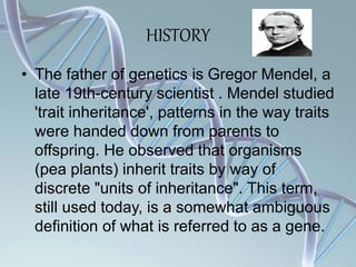 Genetics and health | PPTX