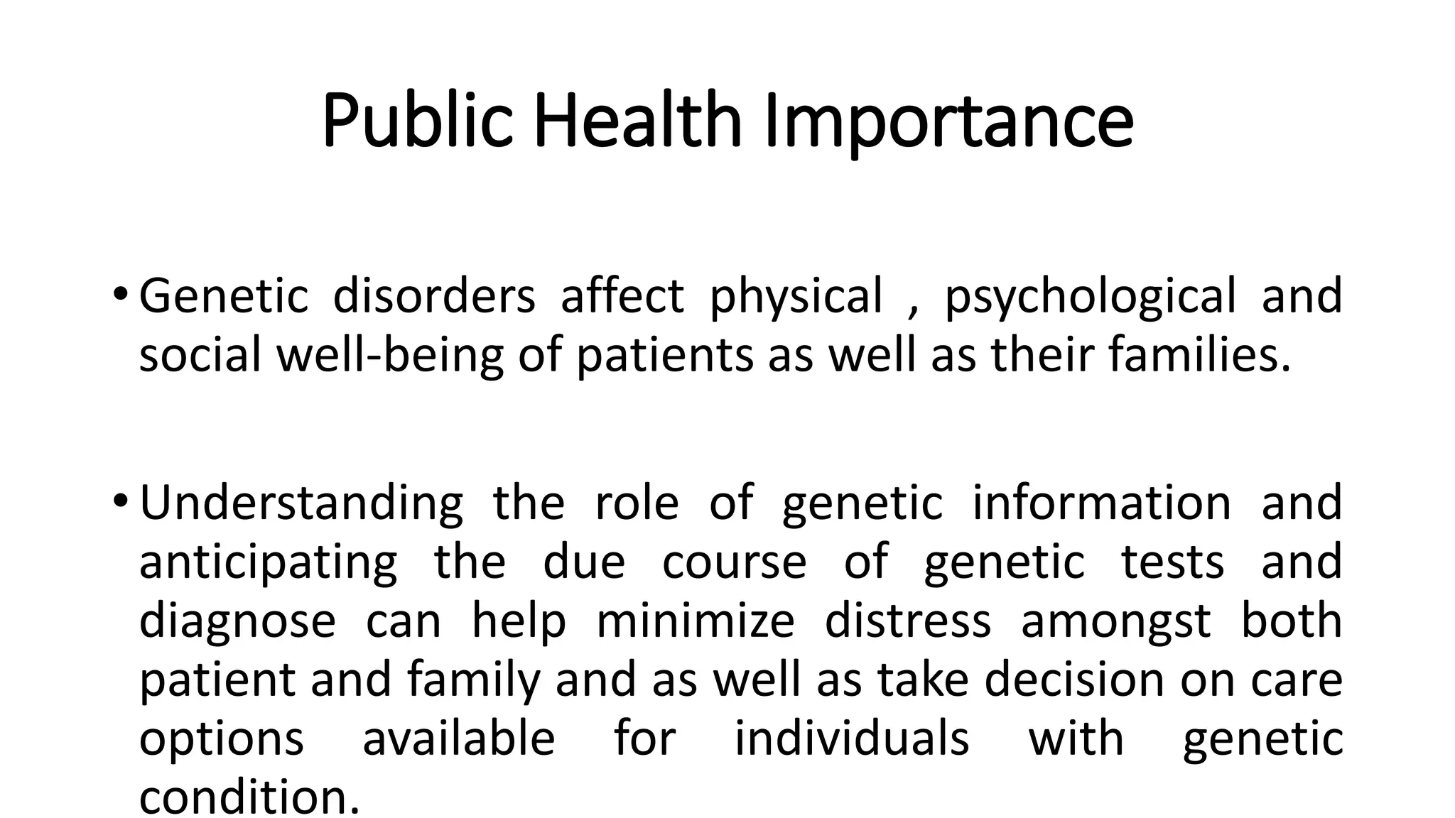 Genetics and Health | PPT
