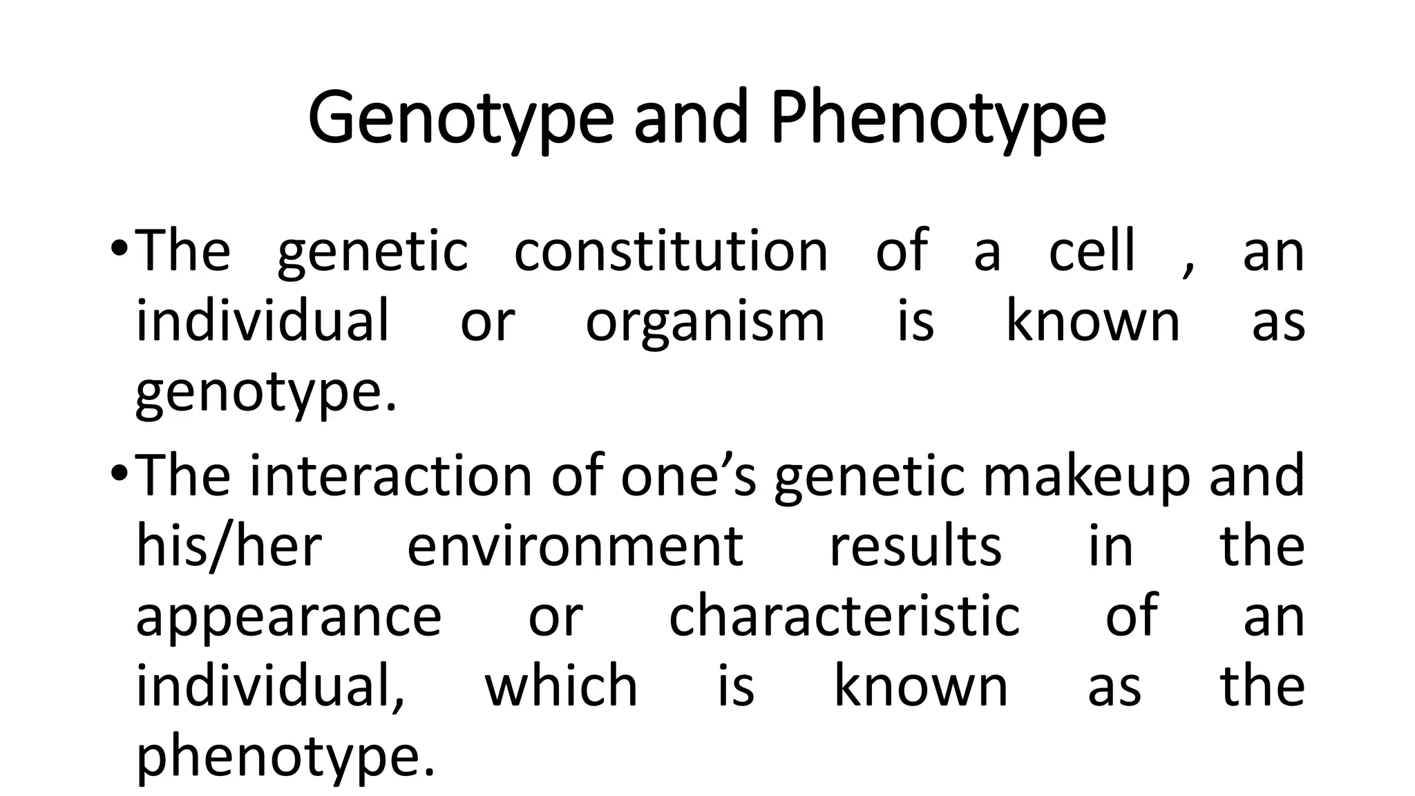 Genetics and Health | PPT