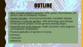 Genetics and health | PPTX
