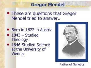 Genetics and heredity | PPT