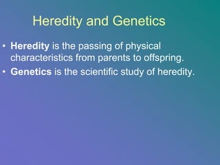 GENETICS and heredity biology science education | PDF
