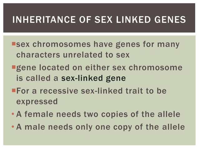 Genetics and inheritance | PPTX