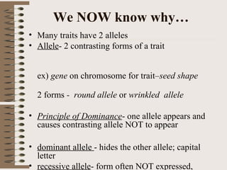 Genetics and inheritance | PPT